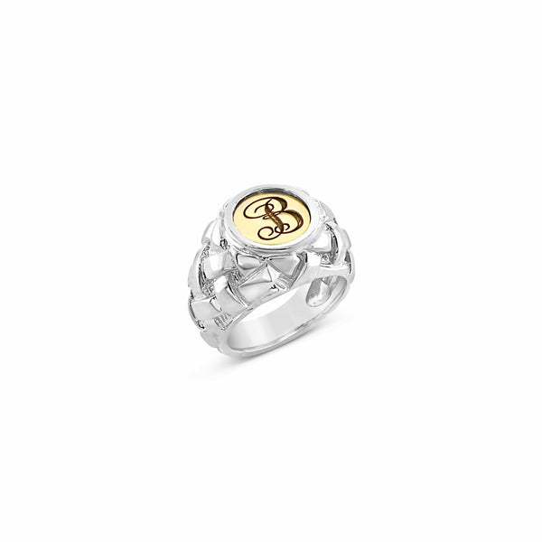 Custom Engraved Signet Ring - Saint By Sarah Jane