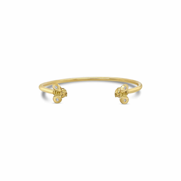 18k Gold Bee Bangle Bracelet- Saint By Sarah Jane Jewelry